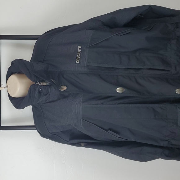 Descente | Jackets & Coats | Vintage Descente Skin Winter Snow Black ...